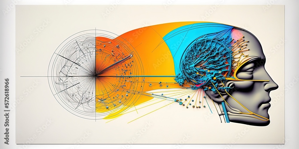 A visually striking image that showcases the capabilities of AI, such ...