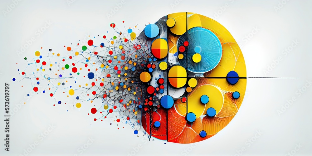 A visually striking image that showcases the capabilities of AI, such ...