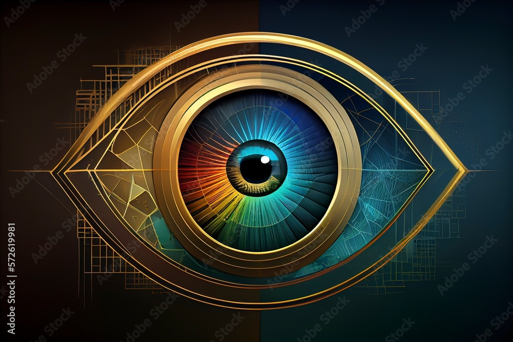 A visually striking image that showcases the capabilities of AI, such ...