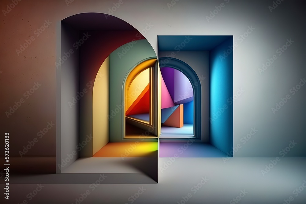 A visually striking image that showcases the capabilities of AI, such ...