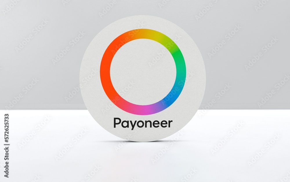 Payoneer, social media 3D background design - visual design work, (3D ...