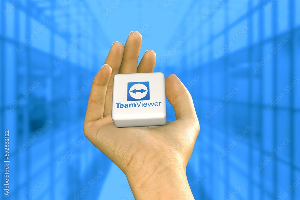 team viewer, social media background Stock Photo | Adobe Stock