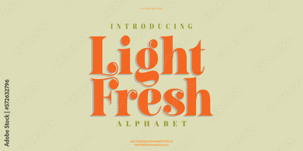 Luxury wedding alphabet letters font with tails. Typography elegant ...