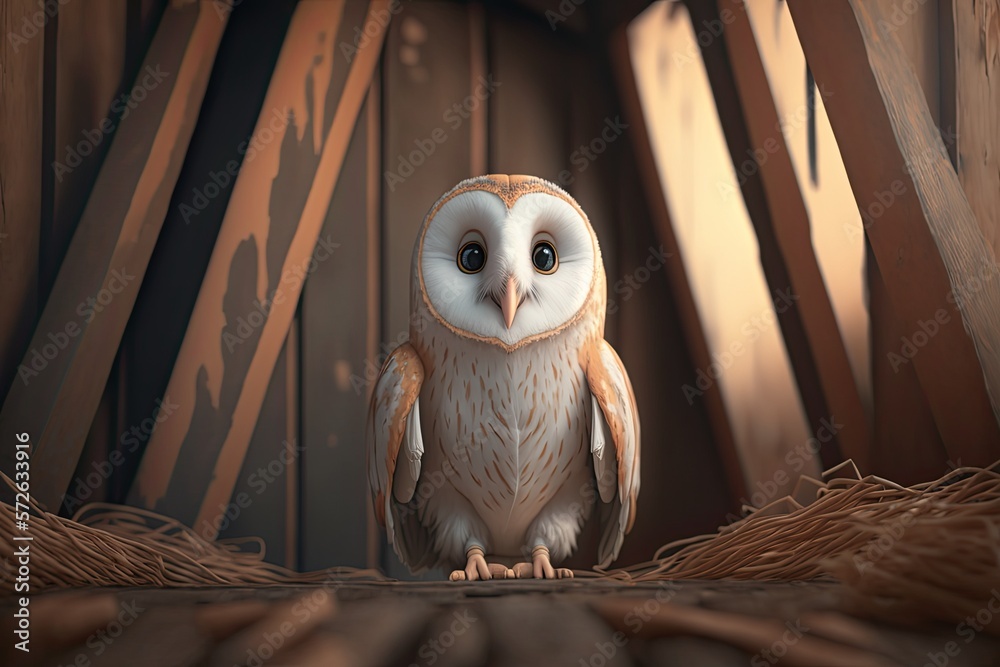 Barn Owl Cartoon
