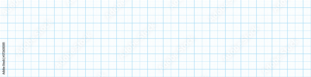 Blue millimeter graph paper grid background. Seamless pattern math ...