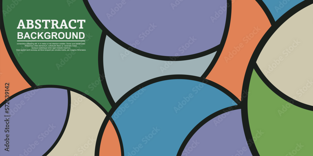 abstract themed background, with circular elements that form a ...