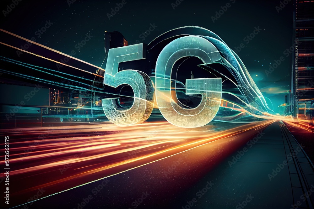 5G, technology, speed, signals, networks, technology, big data, IoT and ...
