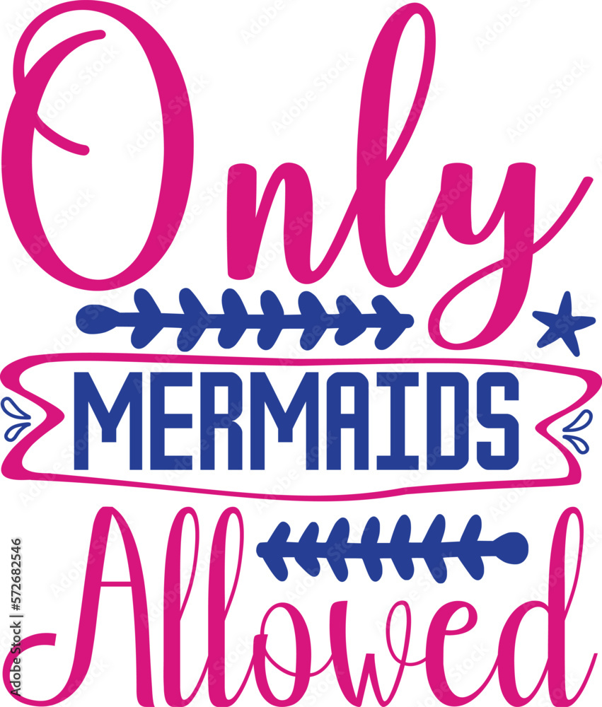 mermaid svg bundle cut fail Stock Vector | Adobe Stock