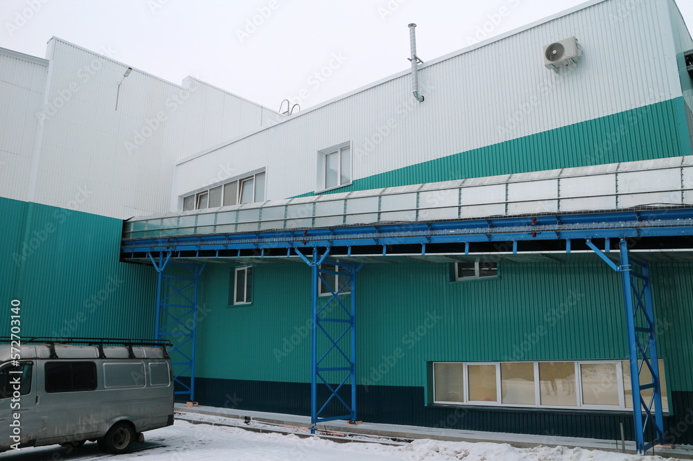 conveyors in the workshop of a waste sorting plant Stock Photo | Adobe ...
