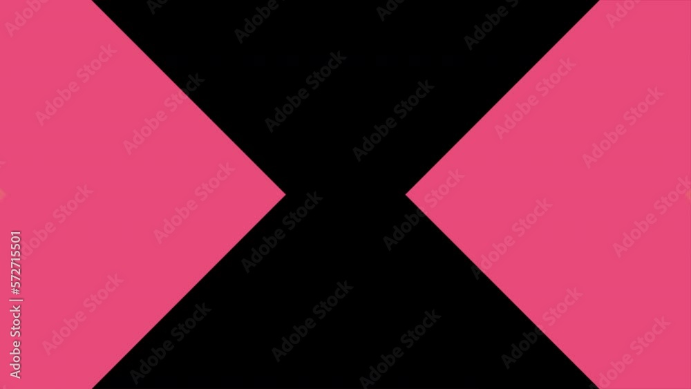 Flat transitions batch, movement of toned pink shapes. Alpha background ...