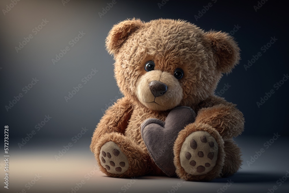 Experience the Adorable Charisma of a 3D, Cinematic Teddy Bear with Big ...