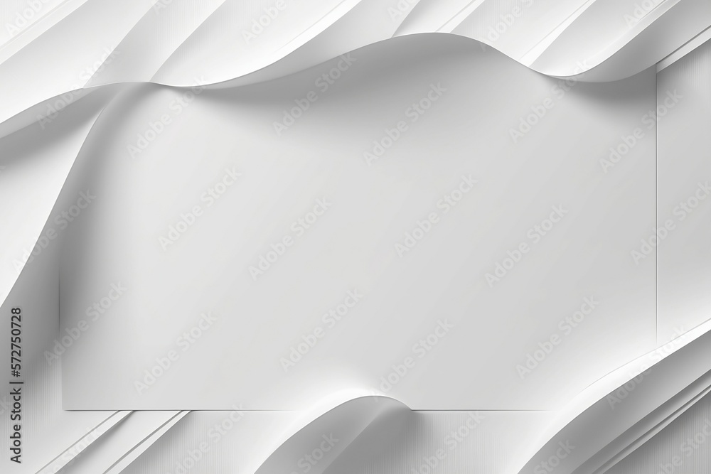 Abstract white background with decorations along the edges, suitable ...