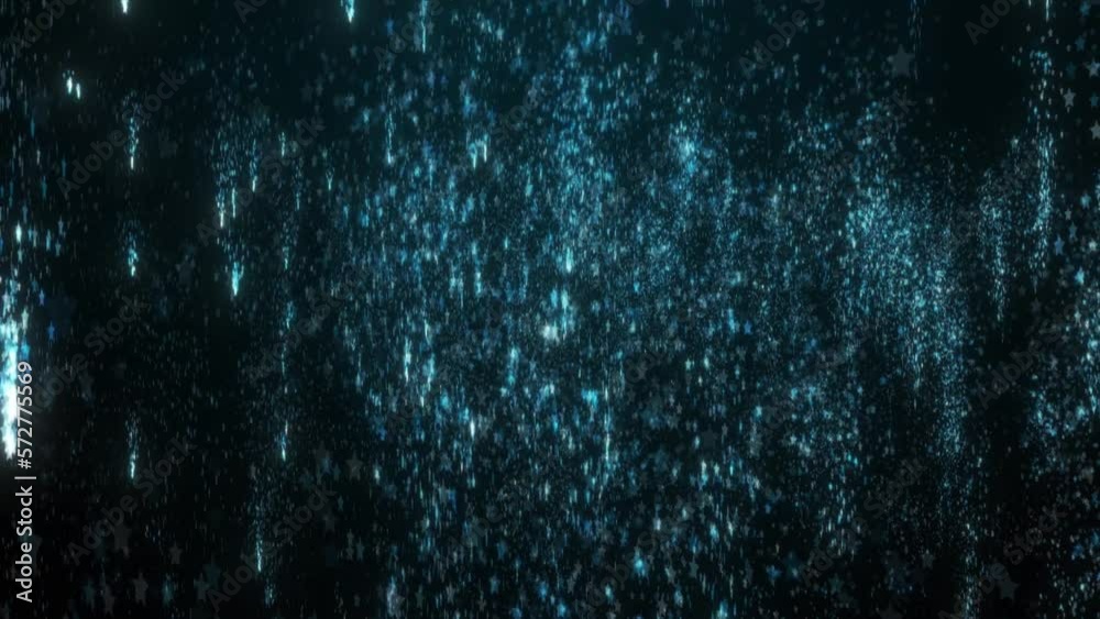 Flying Through Stars Falling Particle. Stars Falling Background. Stars ...