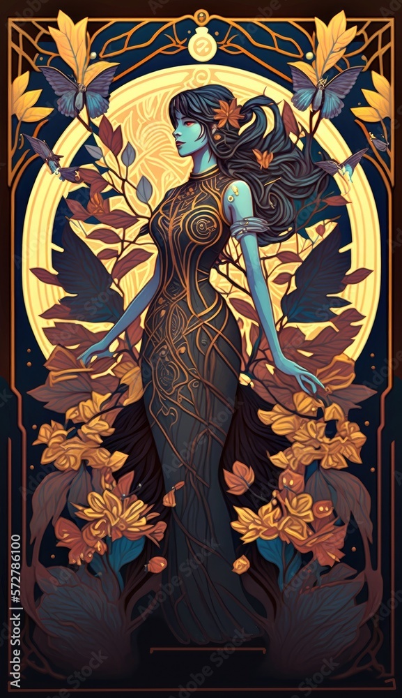 Amunet, primordial goddess, feminine form of Amun. Ancient Egyptian ...