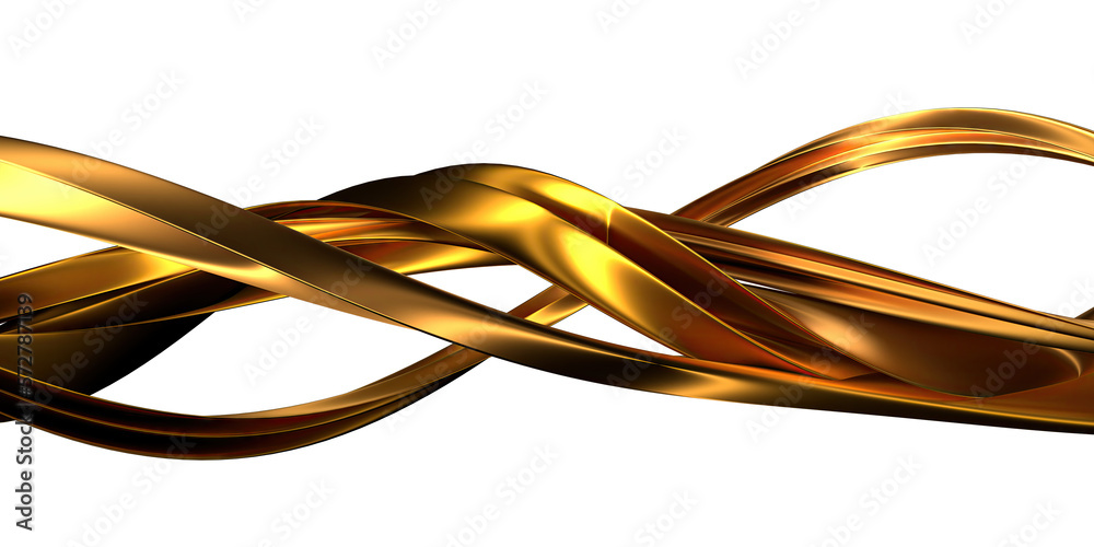 golden Striking isolated metal strips abstract dramatic modern luxury ...