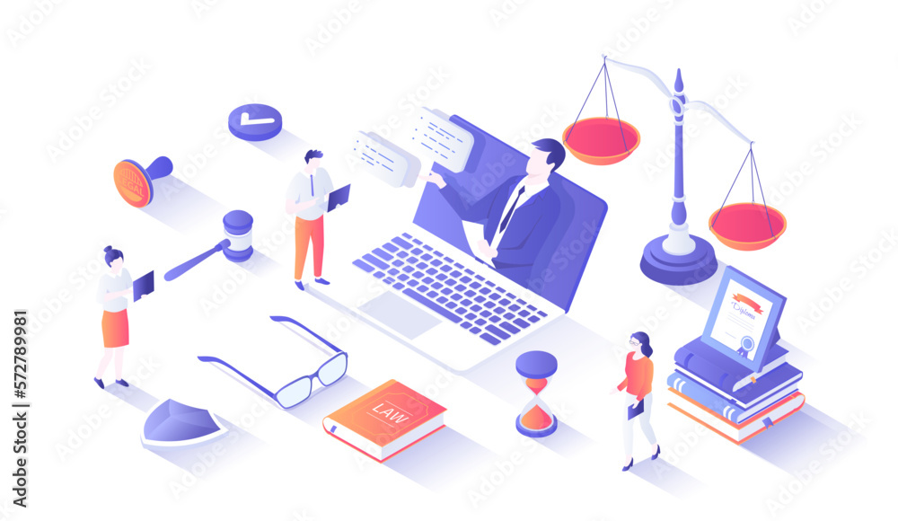 Legal Advice and Aid. Online services. A professional lawyer gives ...