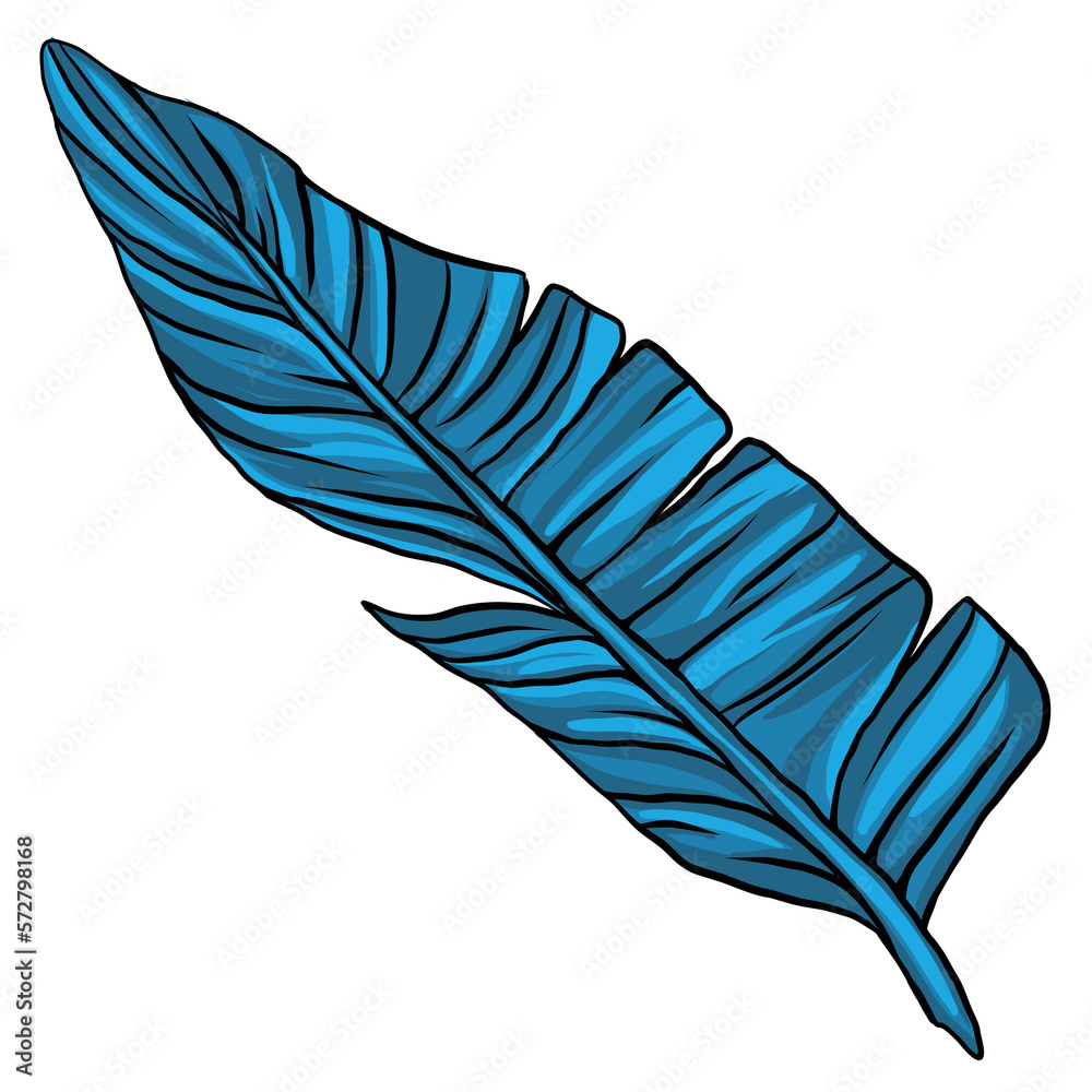 drawing isolated palm leaf, background for textile, trendy texture ...