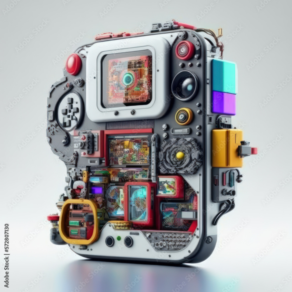 Concept of new futuristic wireless video game controller and devices ...