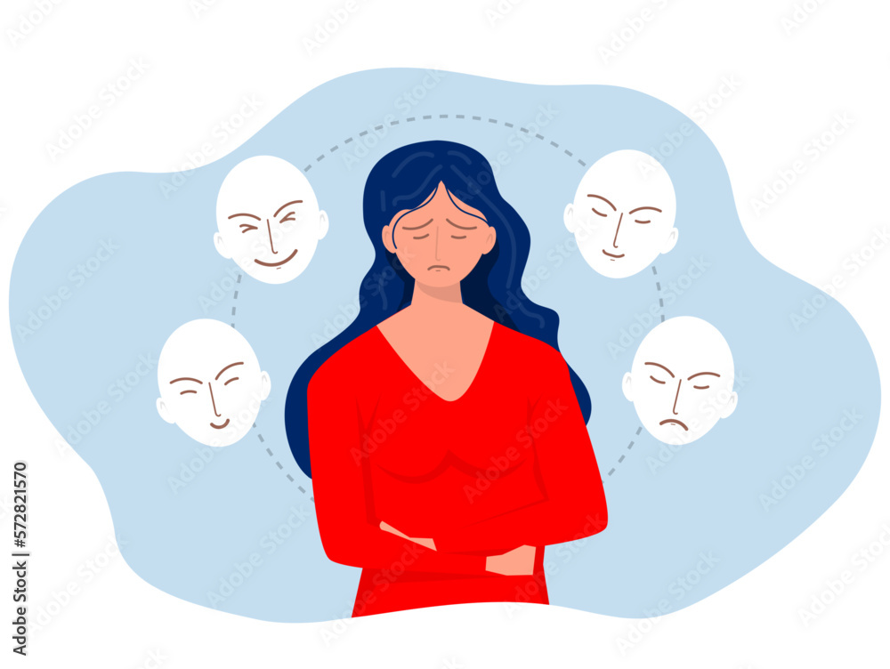imposter syndrome, Girls Sad covering face expressions ,problems ...