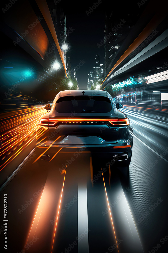 Test-drive our innovation, car ads, ai Stock Illustration | Adobe Stock