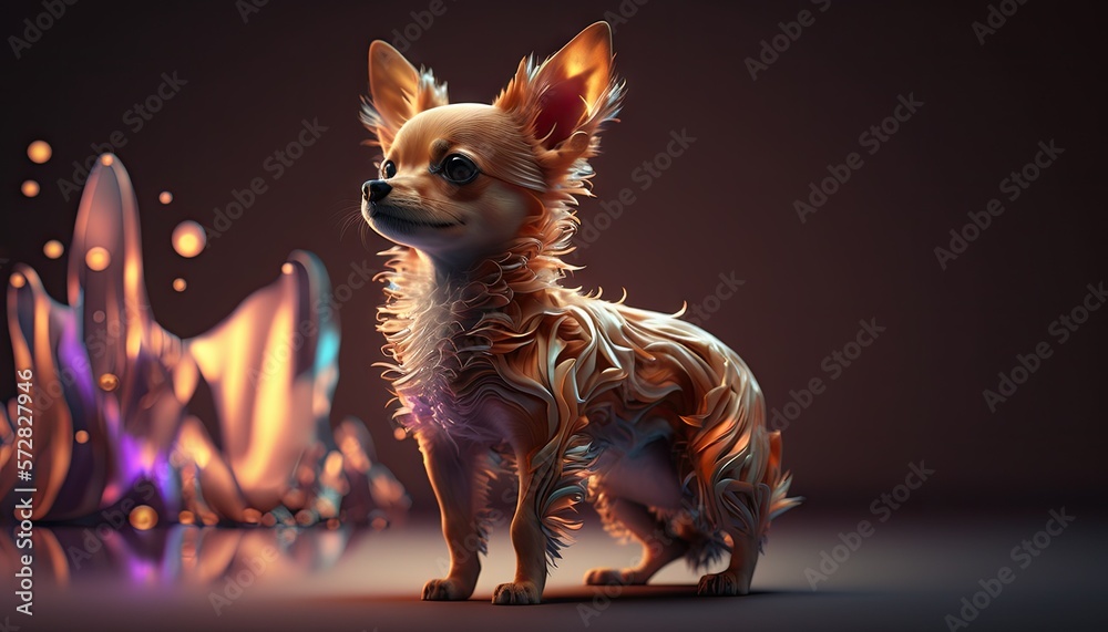 Cool, Epic, Artistic, Beautiful, and Unique Illustration of Chihuahua ...