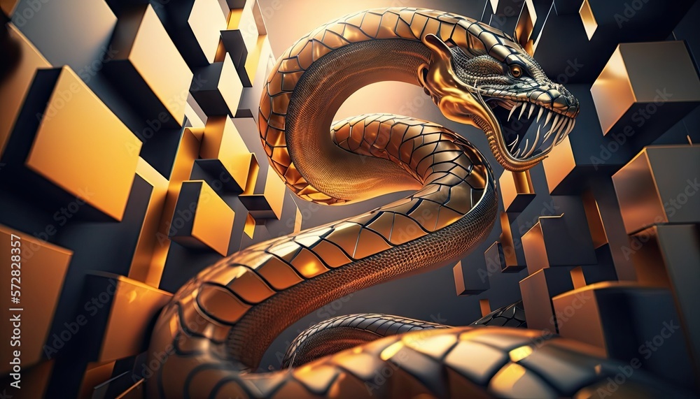 Cool, Epic, Artistic, Beautiful, and Unique Illustration of King Cobra ...