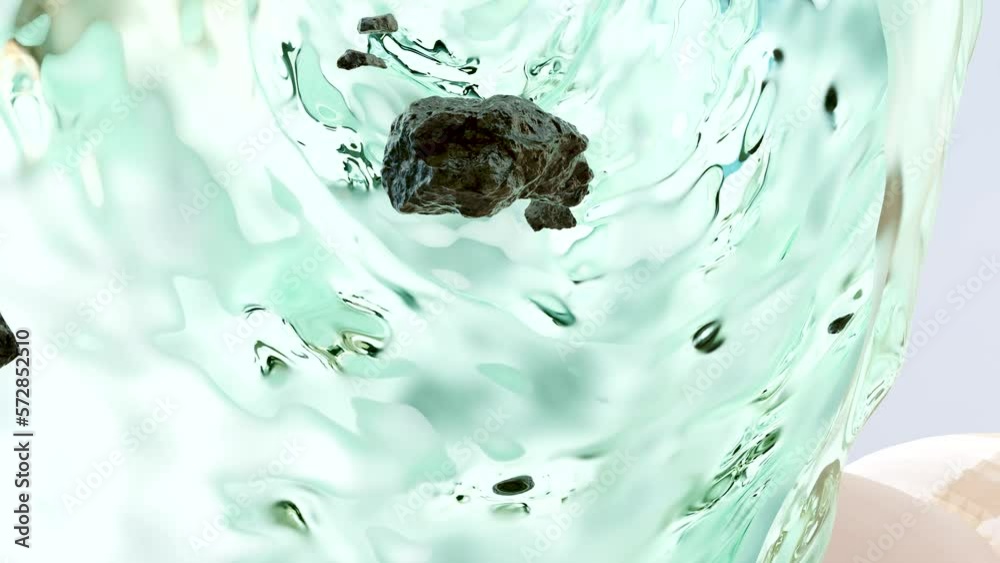 Gallstones in the gallbladderand bile duct, human silhouette and ...