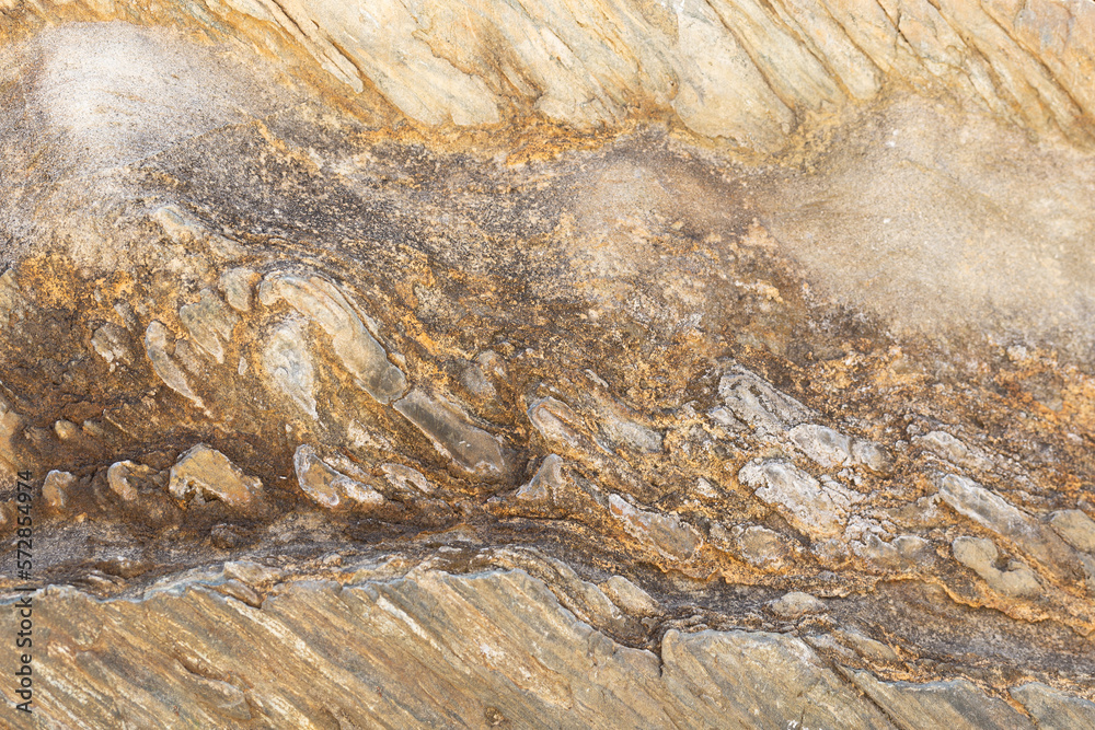 Honey-colored natural stone that clearly shows the pattern. Suitable ...