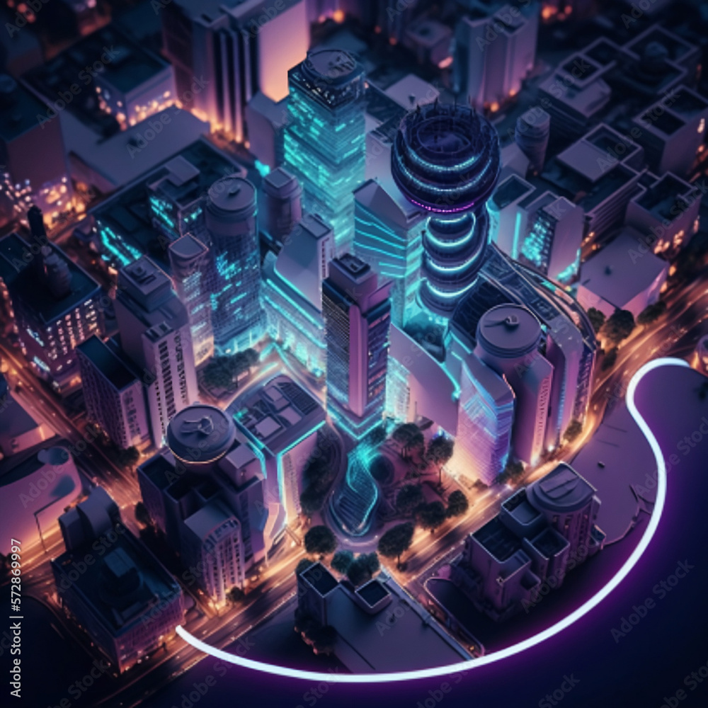 AI | Generated AI | The Metropolis of Tomorrow | Tales of Futuristic ...