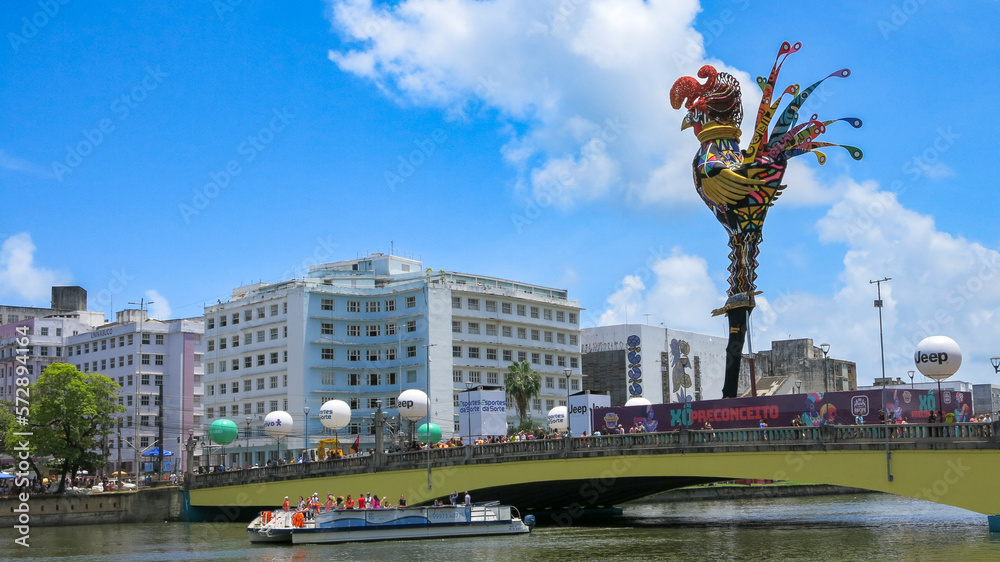 RECIFE, PERNAMBUCO, BRASIL - Fevereiro 2023: Brazilian Carnival.Giant ...