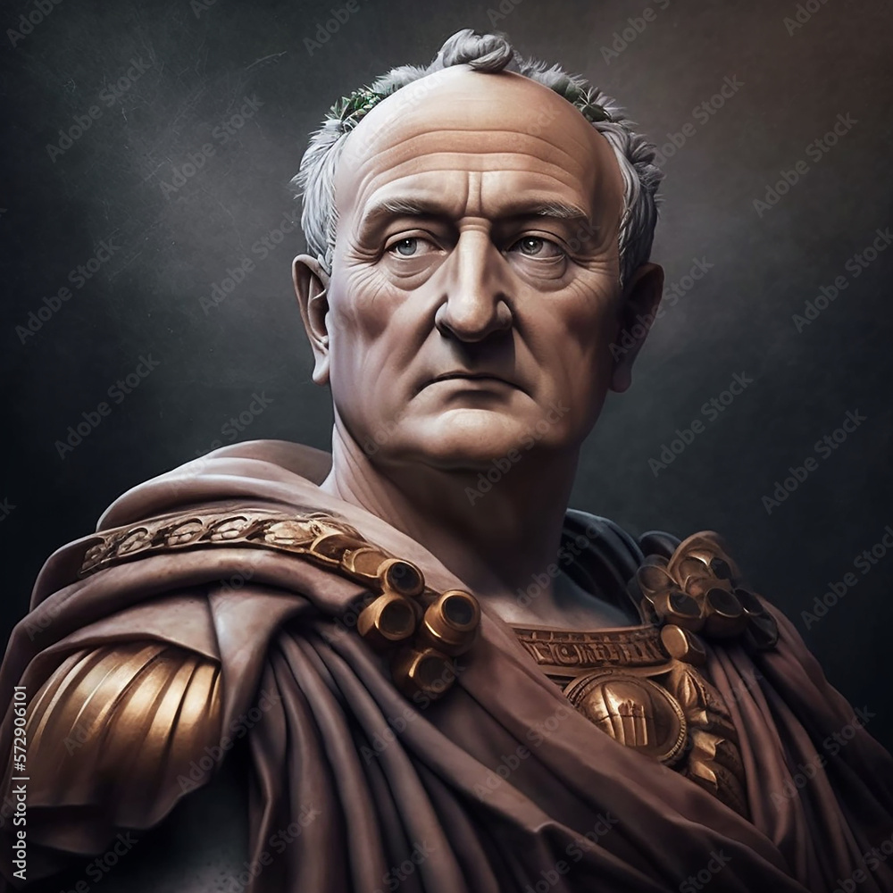 Roman empire. Roman emperor Vespasian (69–79 CE). Created with ...
