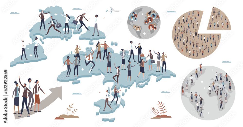 Population set with demography and migration data tiny person ...