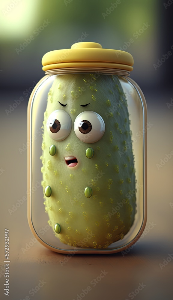 Angry Pickle Cartoon