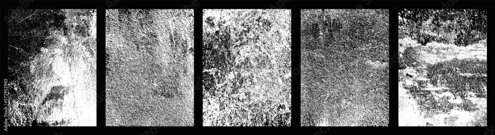 Detailed rectangular overlay texture with grunge, antique, dust, worn ...