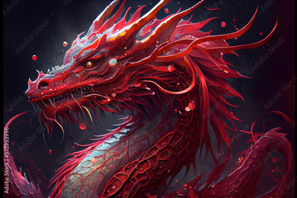 Ancient Chinese Fire Dragons