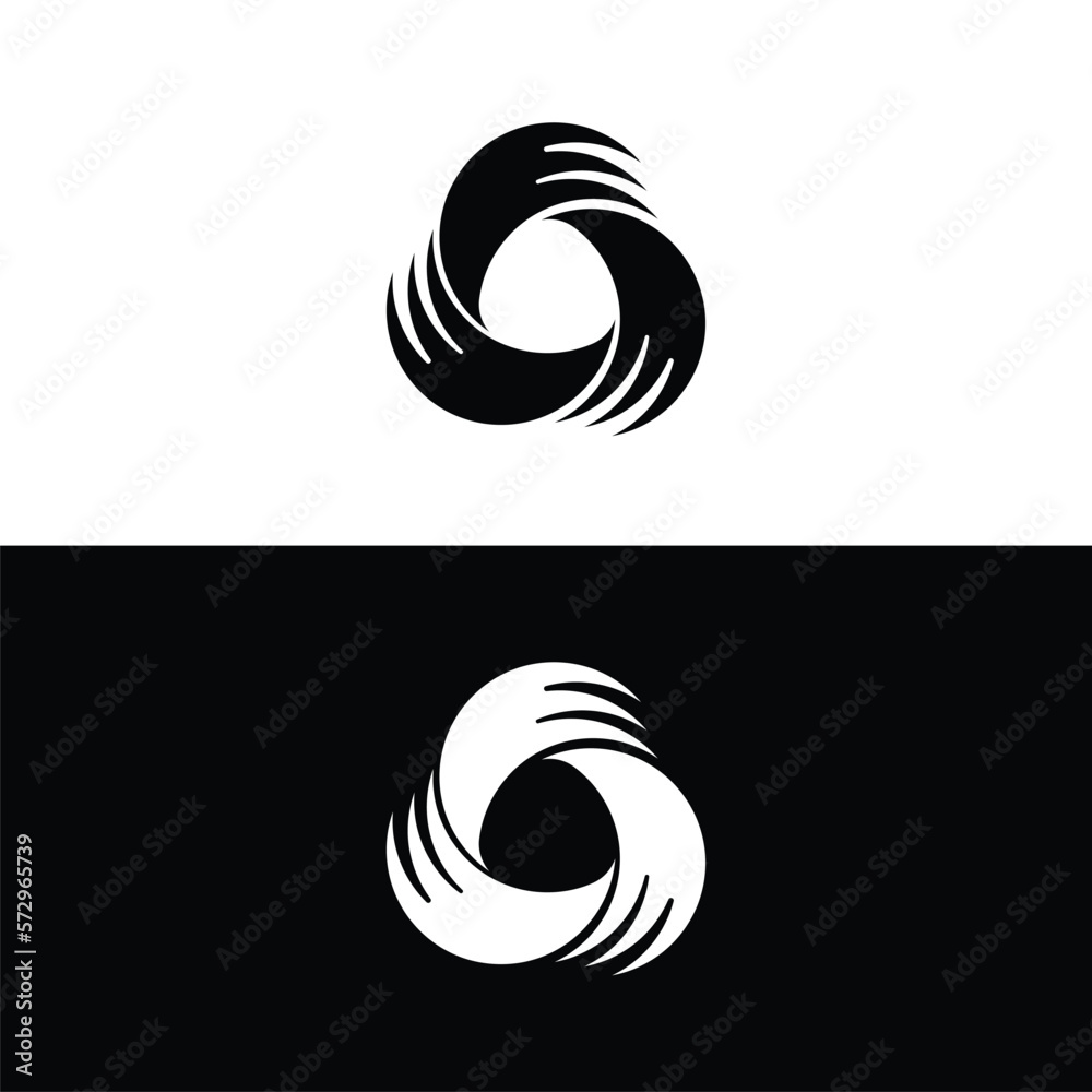 Round circular banner frames, borders . Circle vector logo Stock Vector ...
