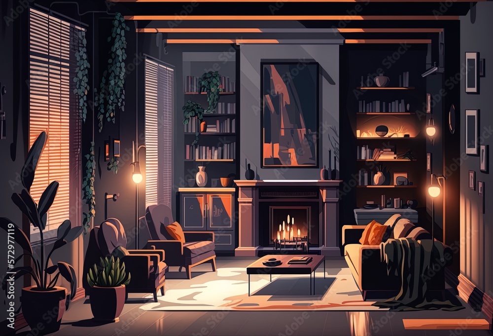 Interior Design for a Man's Apartment; Dark, Contemporary, and Sleek ...