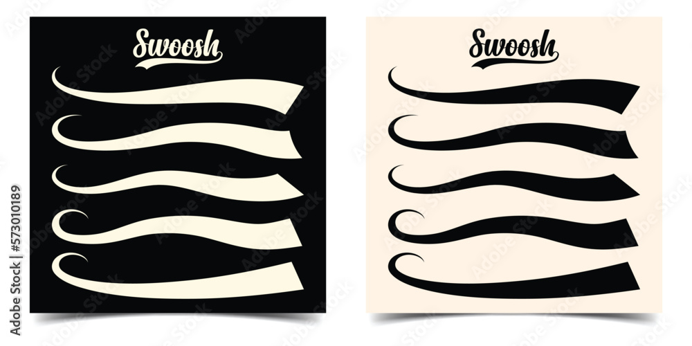Vettoriale Stock Calligraphic swoosh underline. Underline swooshes ...