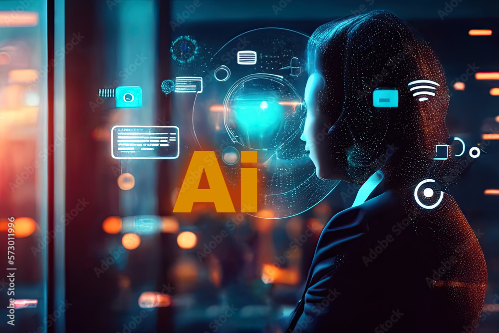 Artificial Intelligence. Assist using Ai technology . Ai Chatbot with ...