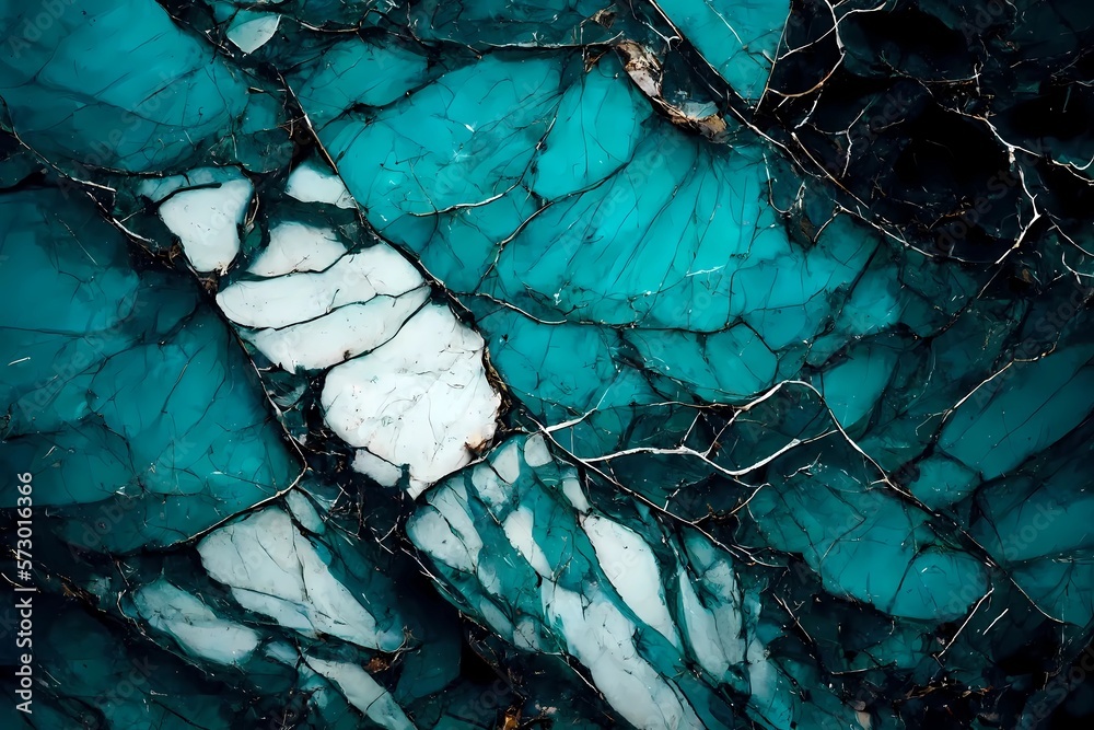 Abstract background of stone texture. Turquoise marble pattern Stock ...