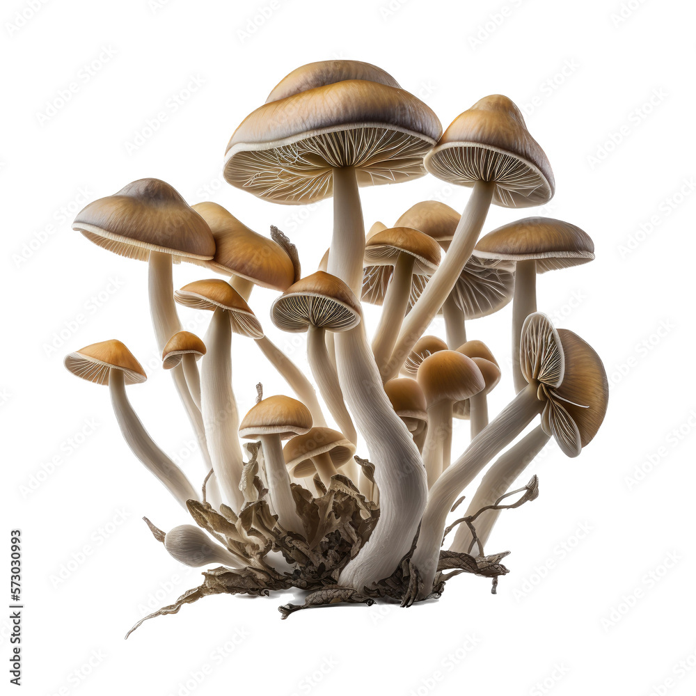 Psilocybin Mushroom Illustration, Transparent Background, PNG ...