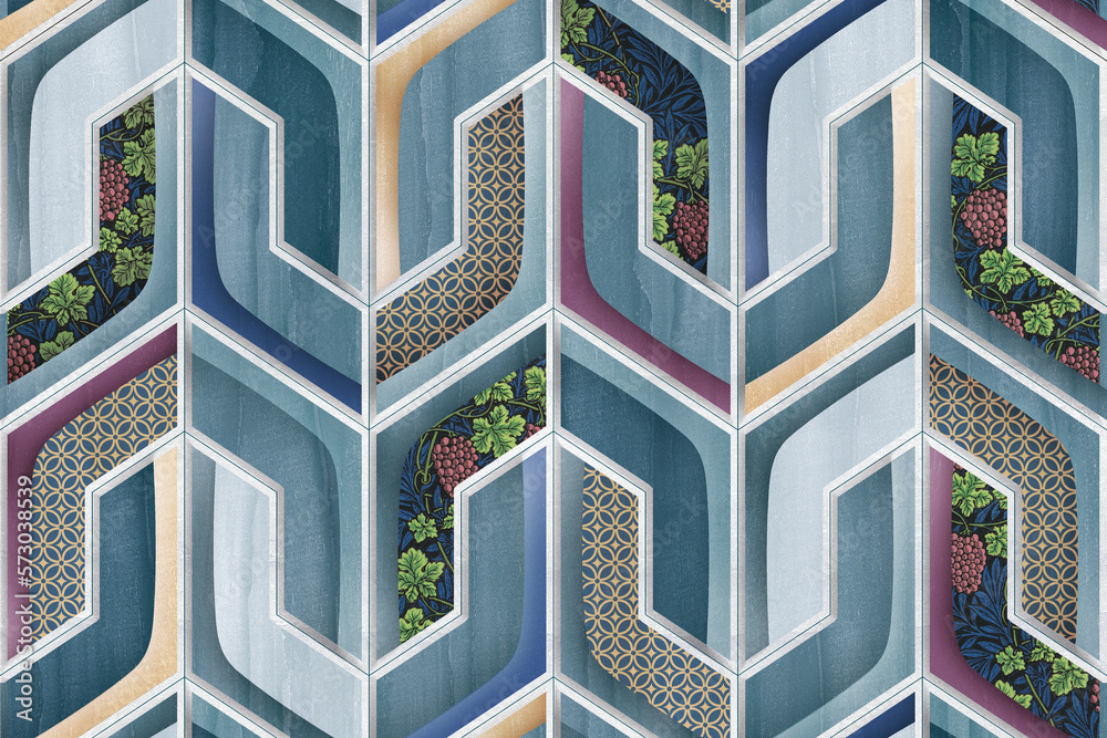 Multicolor Digital Wall Tile Decor For interior Home or Ceramic wall ...