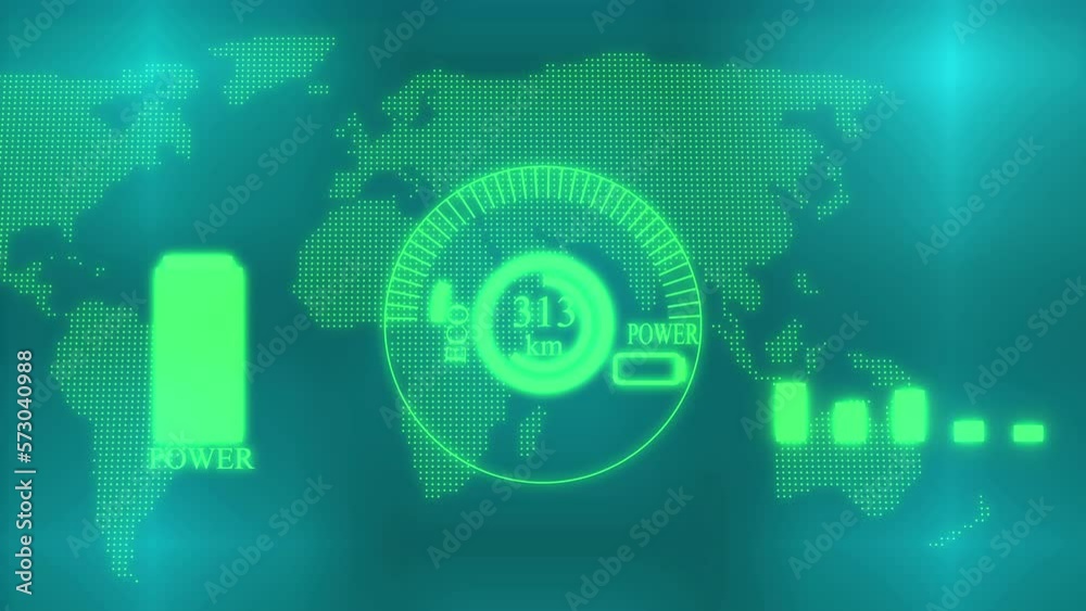 Digital technology data concept animation background. technology design ...