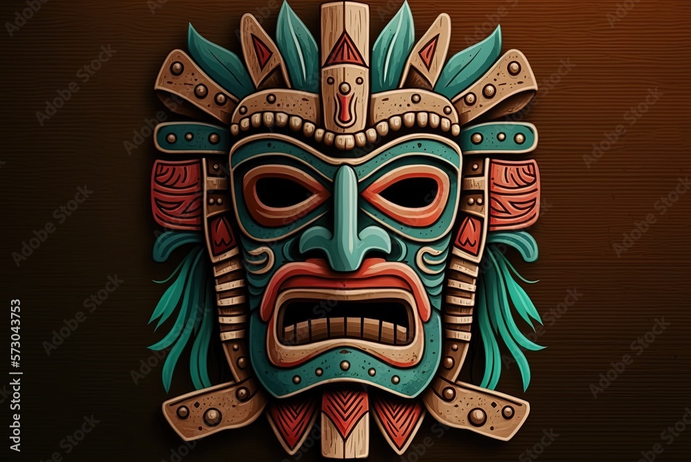 masks used by indigenous people of South America that are traditionally ...