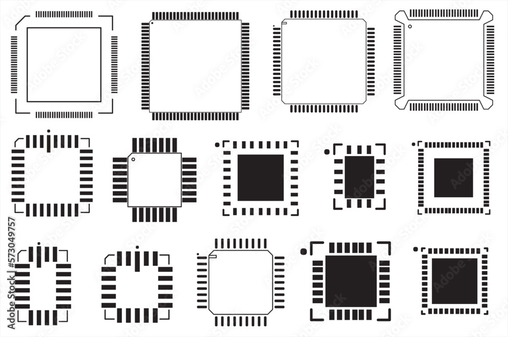 A footprint for mounting an electronic component on a printed circuit ...