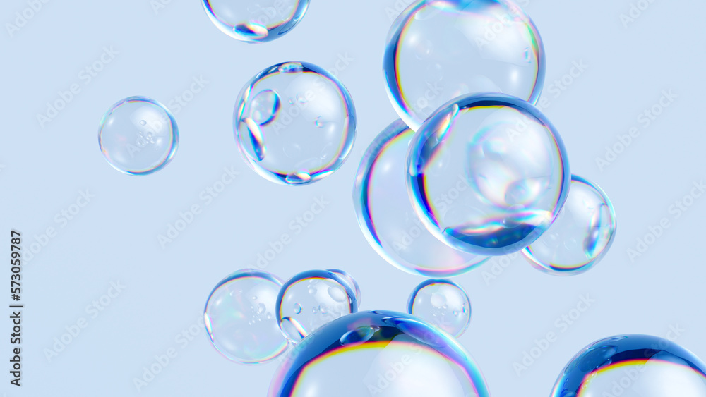 3d Glass Balls Wallpaper