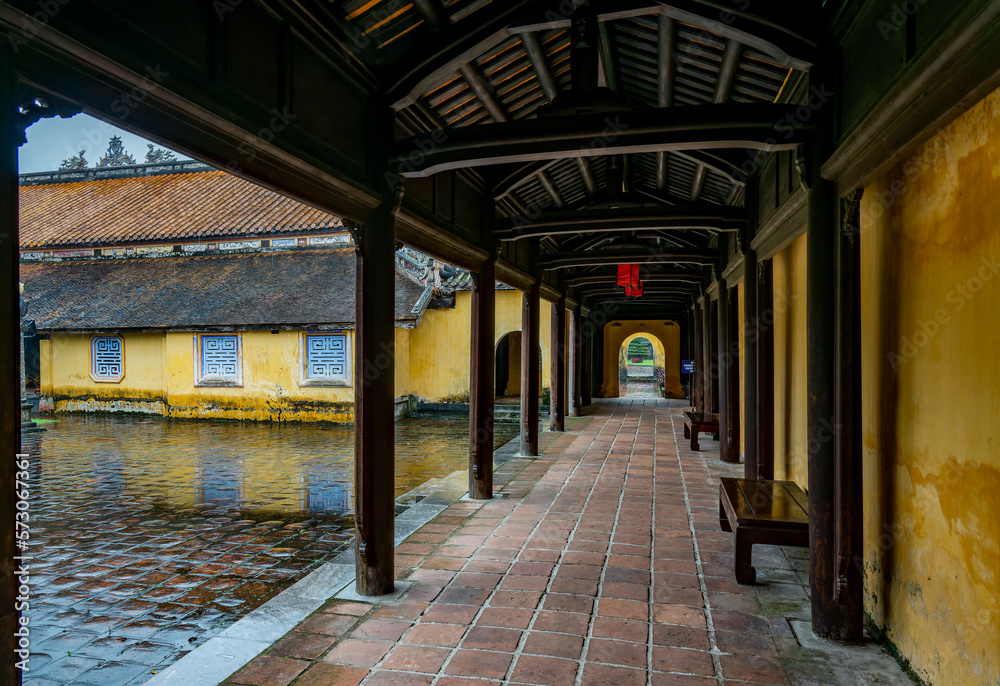 Hue, Vietnam - January 1, 2019: Dai Noi Palace (Complex of Hue ...
