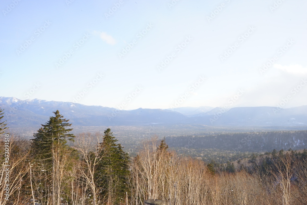 Mount Mikuni, Mountain Pass or Ridge in Kamishihoro, Hokkaido, Japan ...