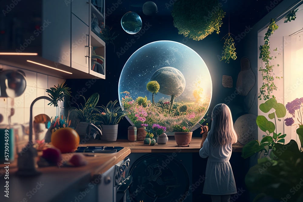 AI and metaverse–inspired imagery for immersive experiences, promoting ...