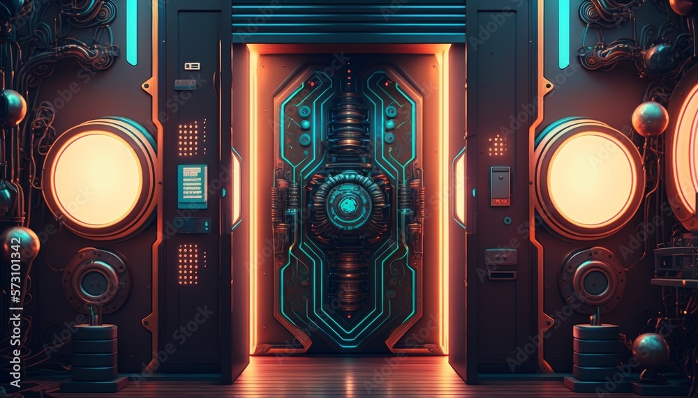 Imaginative 3D Render of Futuristic Sci-Fi Brain Waves: Intriguing and ...